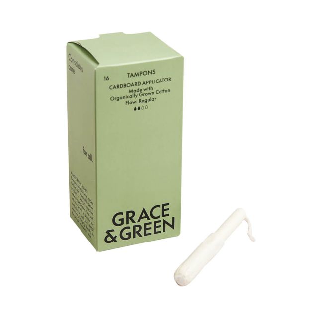 Grace and Green Organic Cotton Tampons - GGOTA-R007 | Printer Base