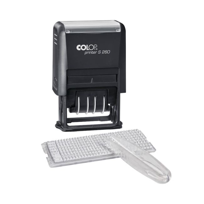 Colop Printer S260 DIY Text Date Stamp - 171141 | Printer Base