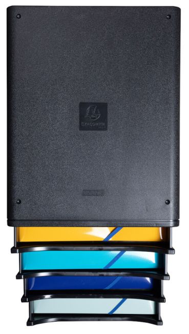 Exacompta Bee Blue 4 Drawer Unit - 3104202D | Printer Base