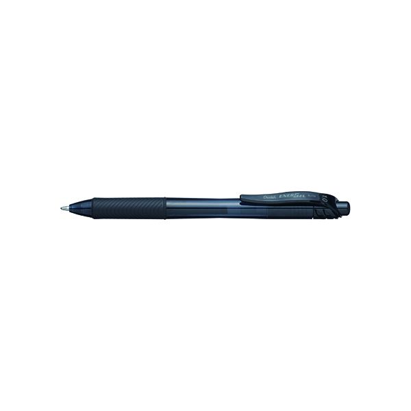 Pentel EnerGel X Retractable Gel Pen Broad Black 12 Pack BL110 A Printer Base