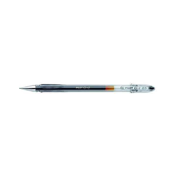 Pilot G1 Gel Ink Rollerball Pen Fine Black 12 Pack G10501 Printer Base