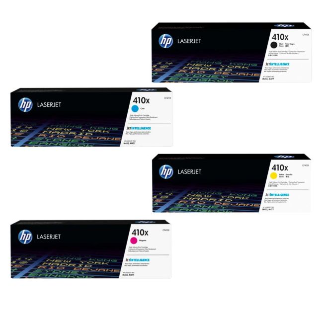 HP 410X CMYK High Yield Toner Cartridge Multipack Save 7.50 Printer Base