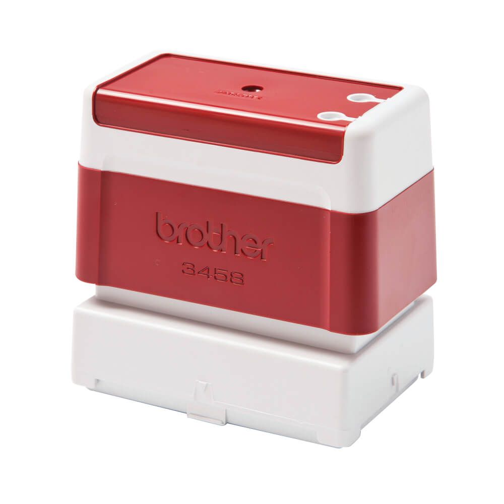 Brother PR3458R Stamp - 58 x 34mm Red PR3458R6P | Printer Base