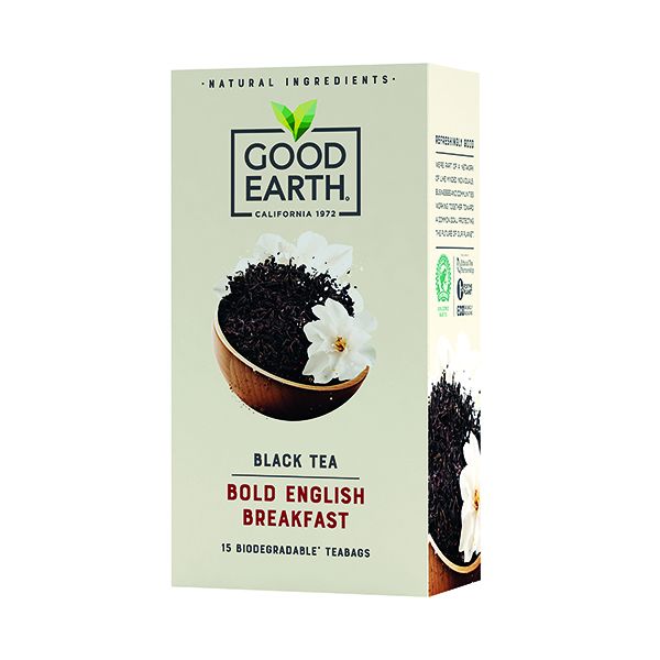 Good Earth Bold English Breakfast Tea Bags (Pack of 15) A08133 ...