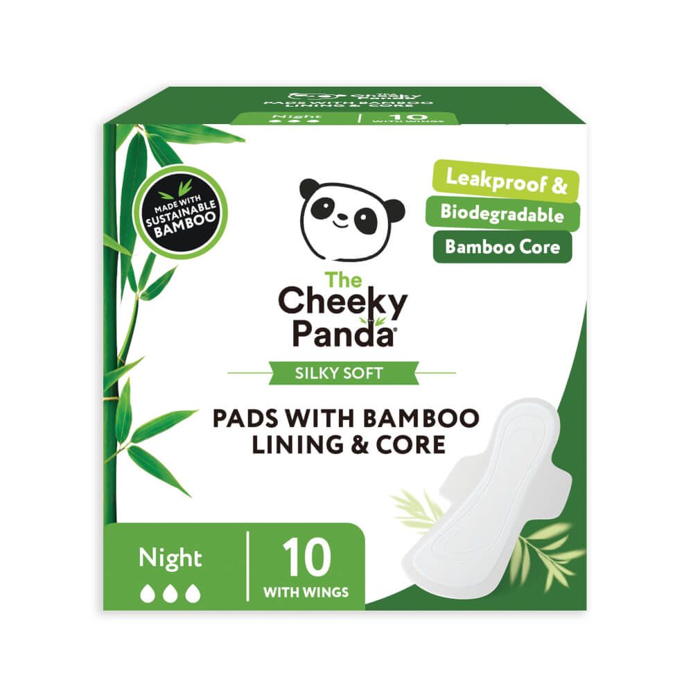 Cheeky Panda Pads Night Bamboo Lining (Pack of 6) | Printer Base