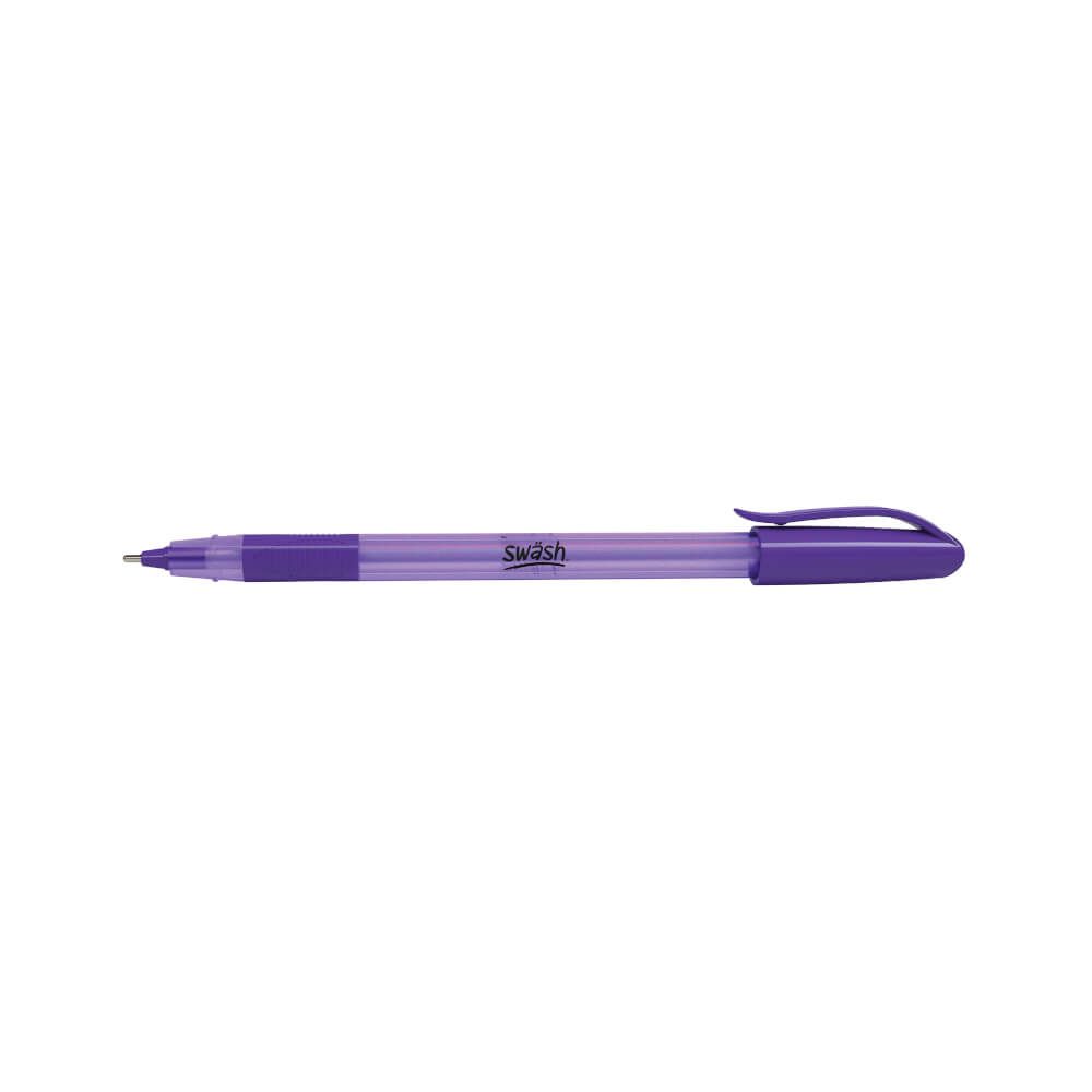 Swash Purple Ballpoint Pens (Pack of 40) BBT40PUR | Printer Base