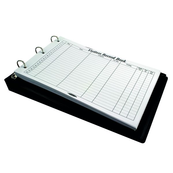 Concord Visitor Record Book Black 85710/CD14 | Printer Base