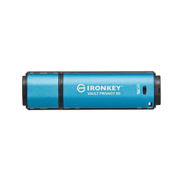 Kingston Ironkey Vault Privacy 50 Encrypted USB 16GB Flash Drive IKVP50 ...