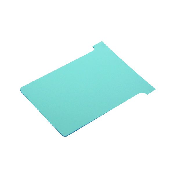 Nobo T-Card Size 3 80 x 120mm Light Blue (100 Pack) 2003006 | Printer Base