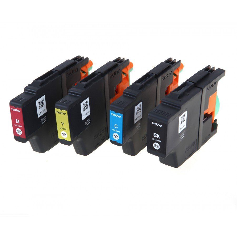 Brother PB-LC1240VAL LC1240 High Yield CMYK Ink Cartridge Pack ...