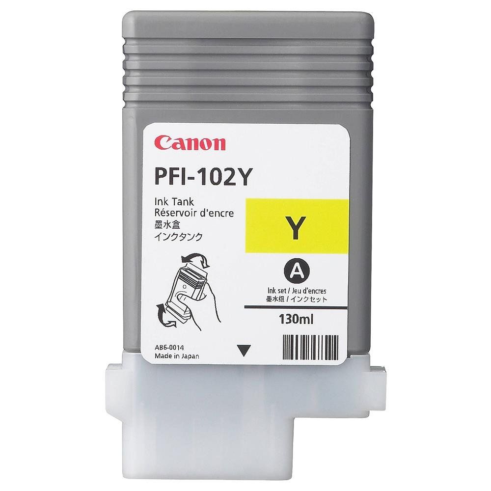 Canon PFI-102Y Yellow Ink 0898B001AA | Printer Base