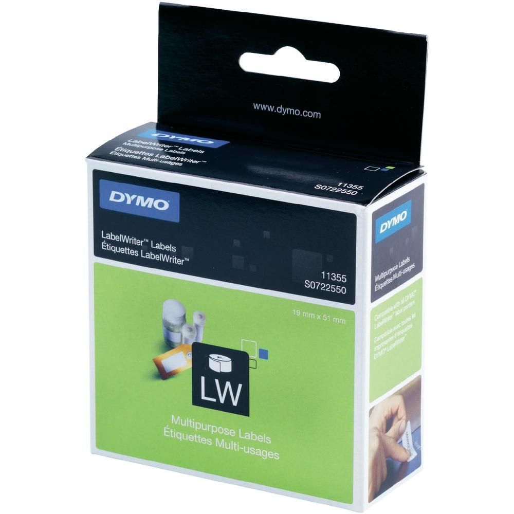 DYMO 11355 - Removable Multipurpose Labels 19x51mm S0722550 | Printer Base