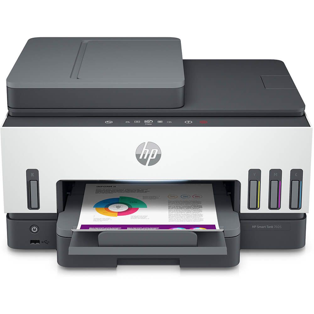 HP Smart Tank 7605 A4 Colour Multifunction Inkjet Printer 28C02A ...