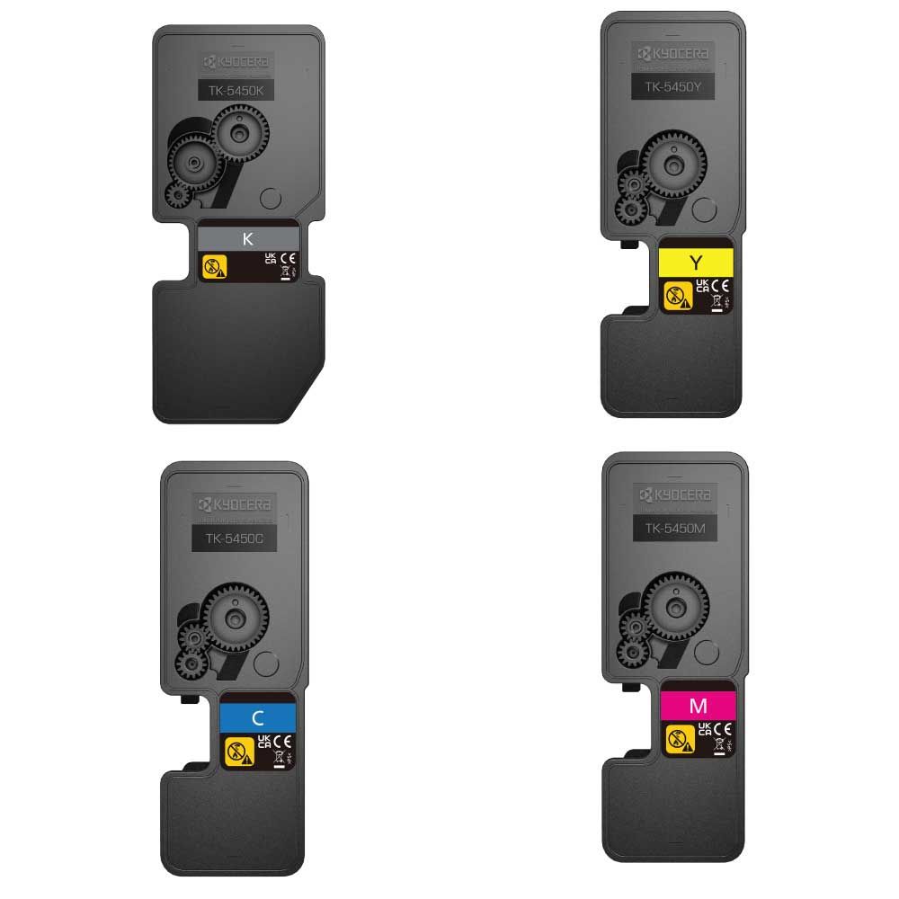 Kyocera TK-5450 CMYK Toner Cartridge Pack PB-TK5450VAL | Printer Base