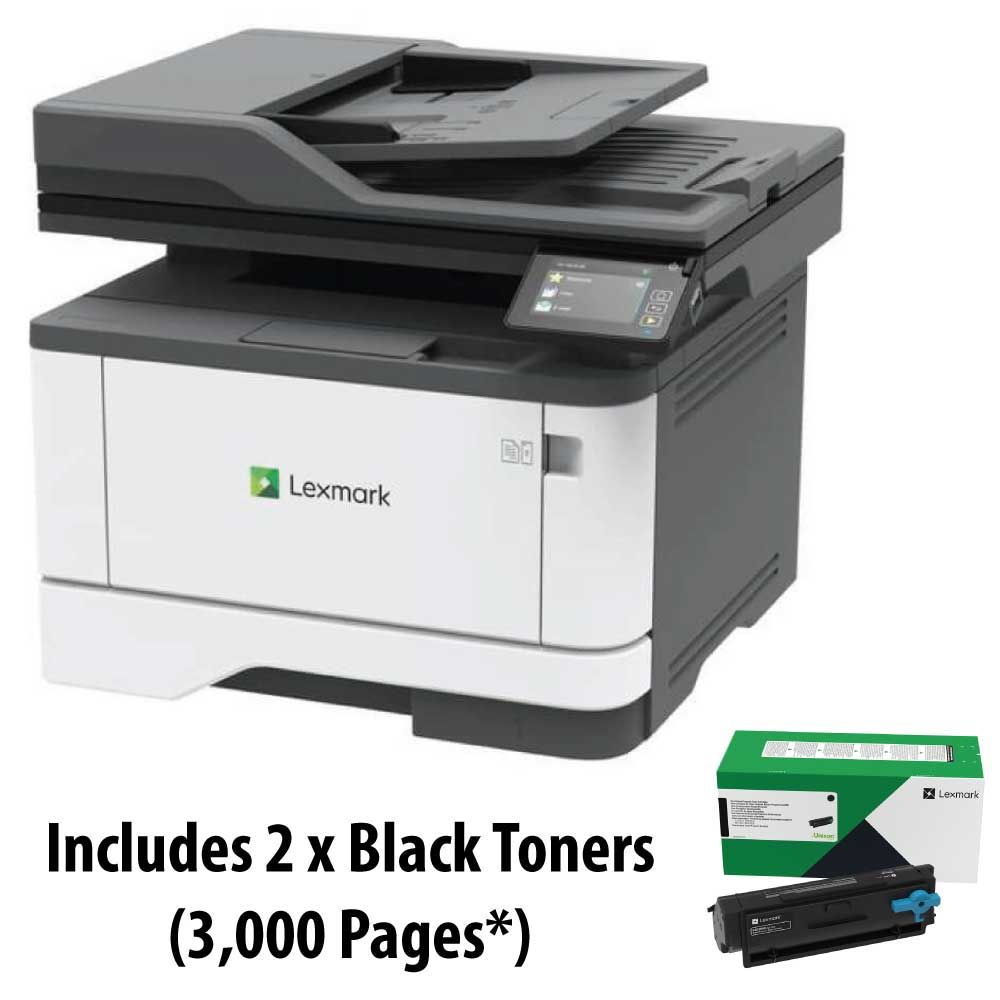 Lexmark MX431adn A4 Mono Laser Multifunction Printer + Black Toner ...