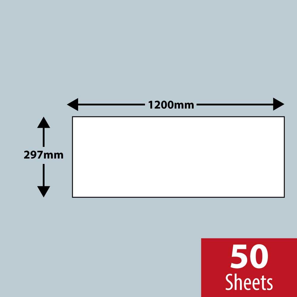 Oki A3 Banner Paper 297mm x 1200mm - 160gsm (40 sheets) | Printer Base