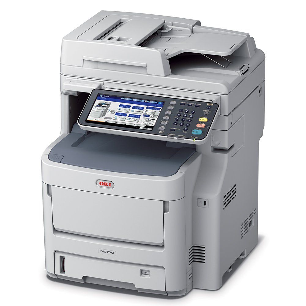 Oki MC770dnfax A4 Colour LED MFP with Fax 01334303 | Printer Base