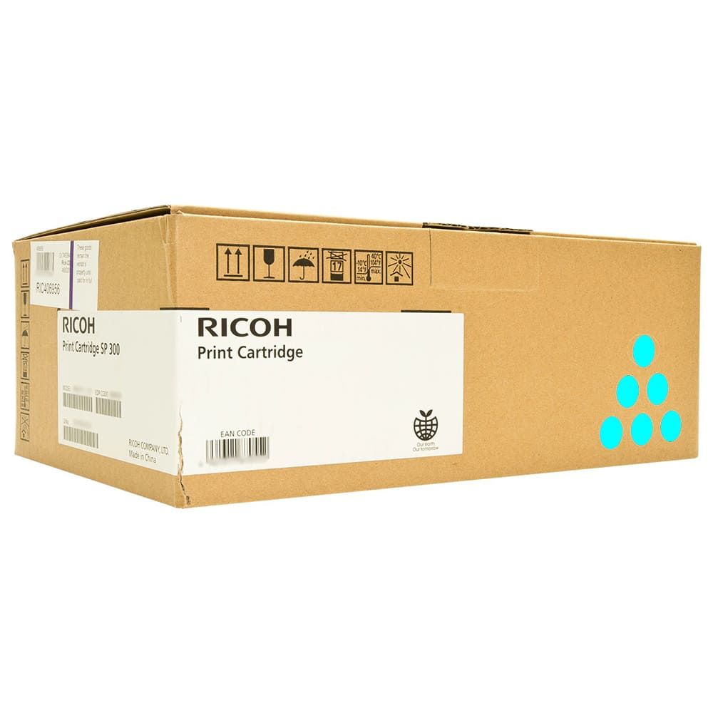 Ricoh 407532 SPC252E Cyan Toner Cartridge | Printer Base