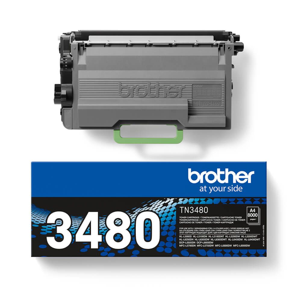 Brother TN-3480 High Yield Black Toner Cartridge | Printer Base