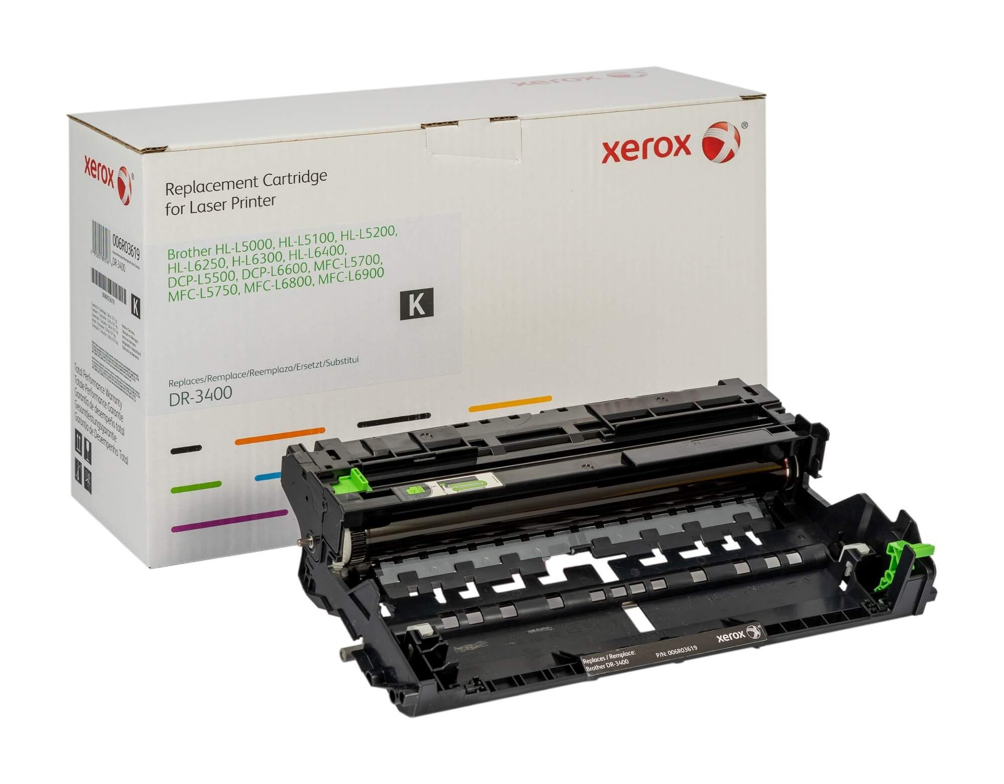 Xerox Compatible Brother DR3400 Drum Unit (50,000 Pages*) 006R03619 ...