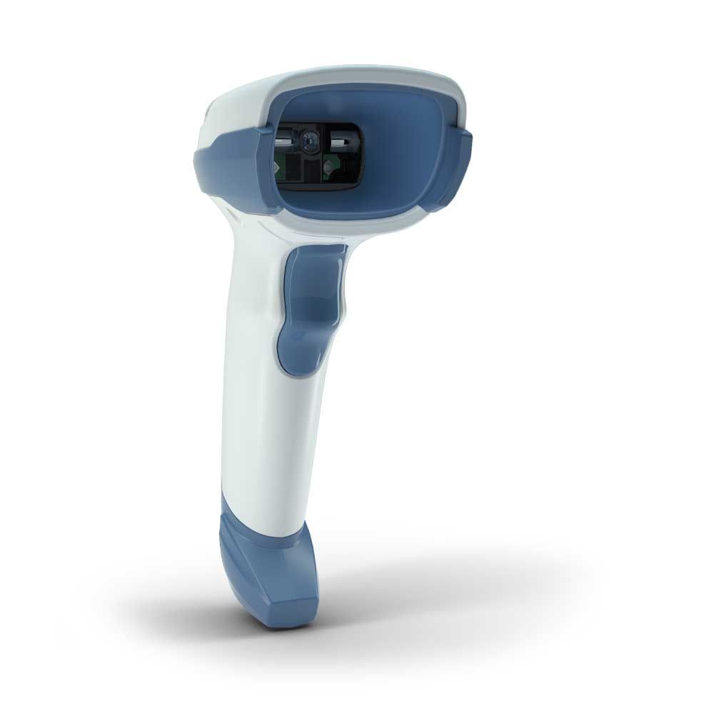 Zebra DS2208-HC 2D Handheld Corded Healthcare Scanner | Printer Base