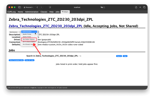 How to Print From a Zebra Label Printer On An Apple Mac - Printerbase ...